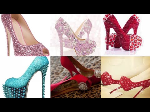 Ladies beautiful colour fancy shoes , bridal best shoes designes ...