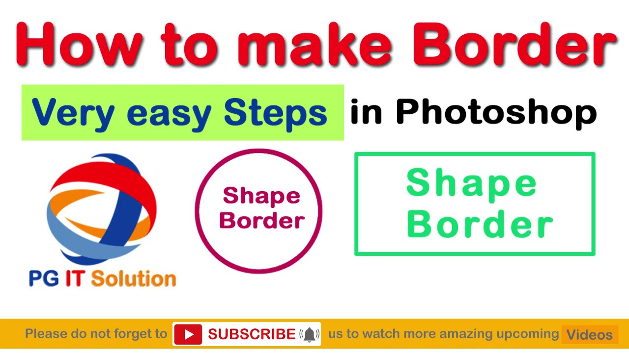 HOW TO CREATE BORDER IN PHOTOSHOP MAKING BORDER CIRCLE BORDER SET BORDER IN SHAPES CREATE HOW TO CREATE BORDER IN PHOTOSHOP MAKING BORDER CIRCLE BORDER SET BORDER IN SHAPES CREATE