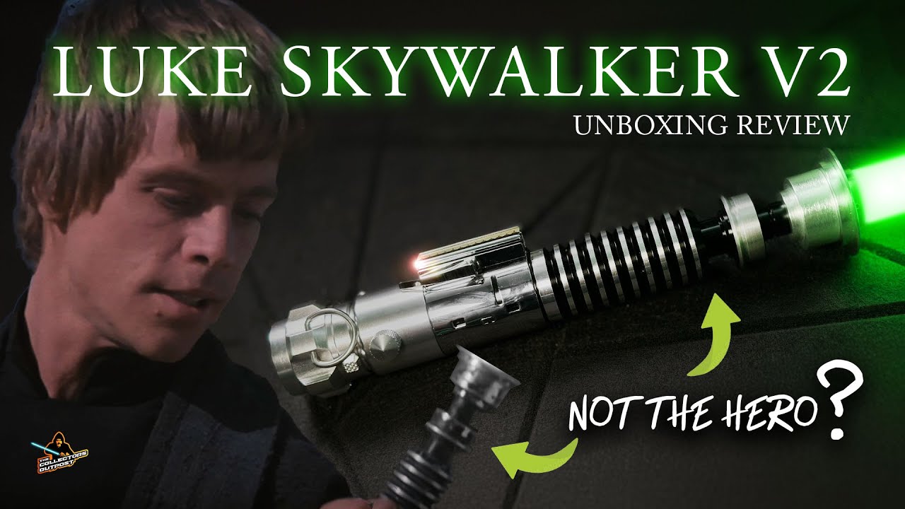 LUKE v2 Lightsaber SNV4 PRO Unboxing Review from Vader's Sabers - YouTube