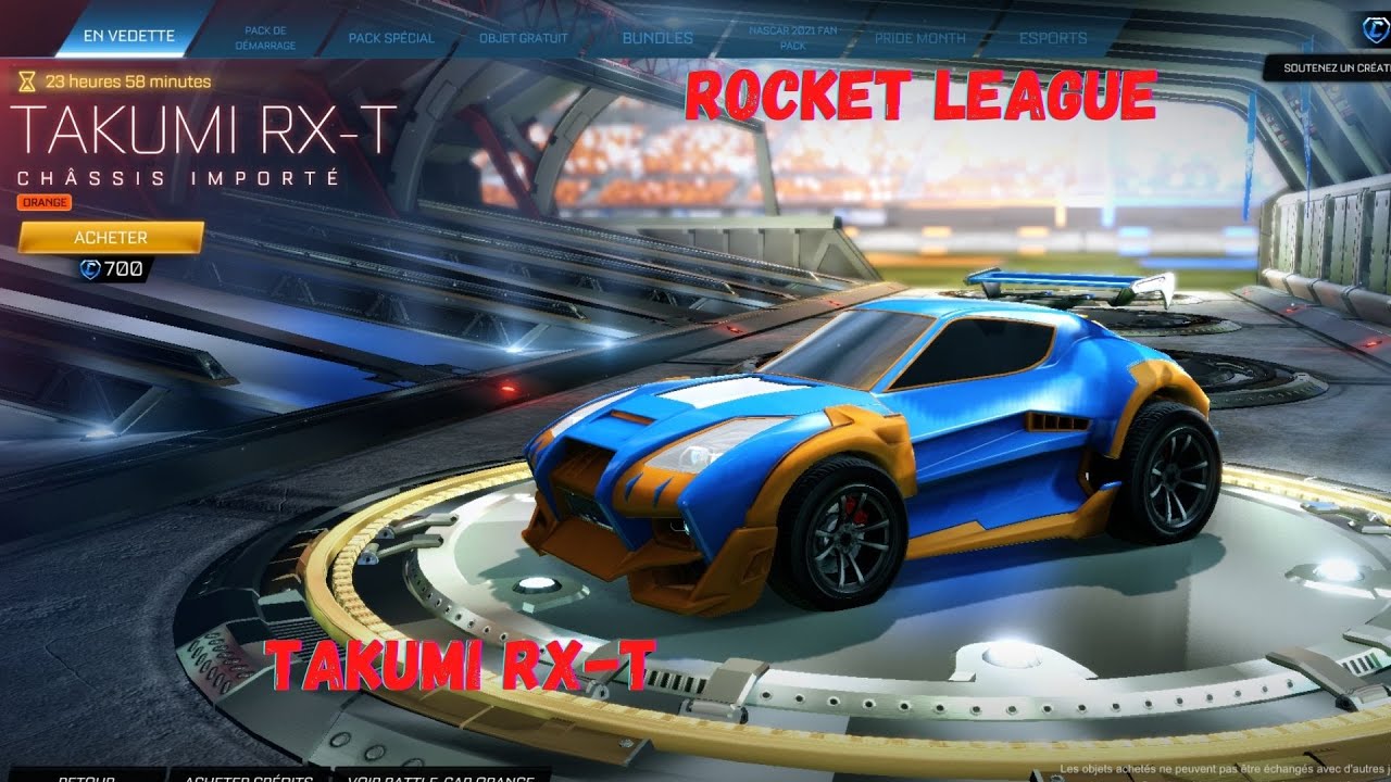 *NEW* Takumi RX-T AUTO BOUTIQUE 14 JUIN 2021 ROCKET LEAGUE / ITEM SHOP ...