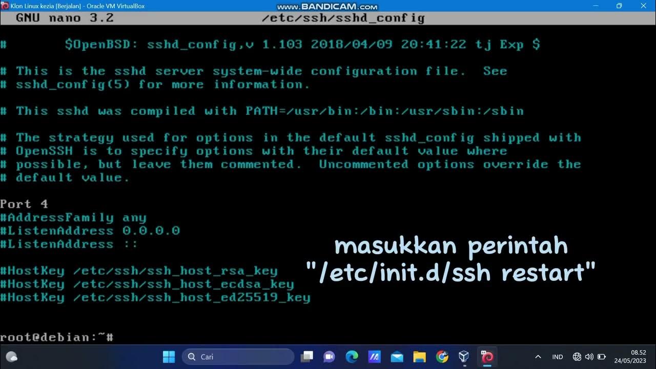 KONFIGURASI REMOTE SERVER PUTTY DEBIAN 10 - YouTube