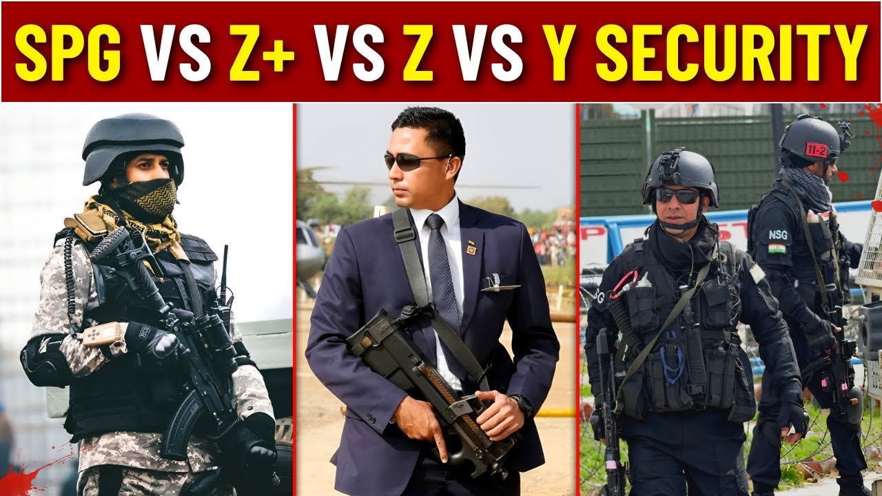 SPG Vs Z+ Vs Z Vs Y Vs X Security in India - YouTube