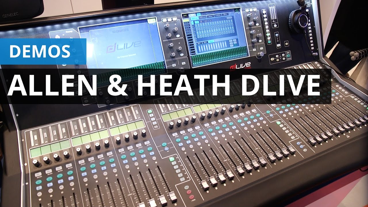 Allen & Heath dLive en detalle - YouTube