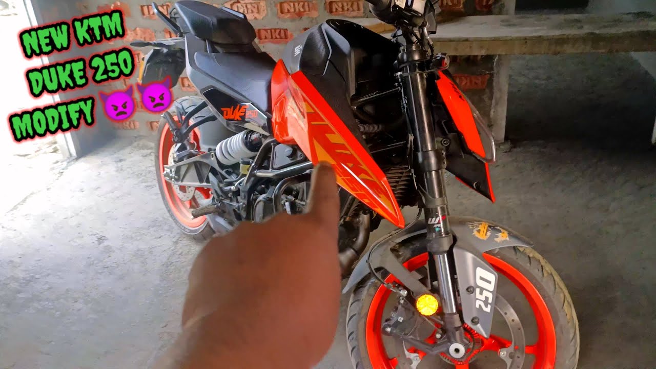 New Ktm Duke 250 2024 modified video | New ktm Duke 250 exhaust ...