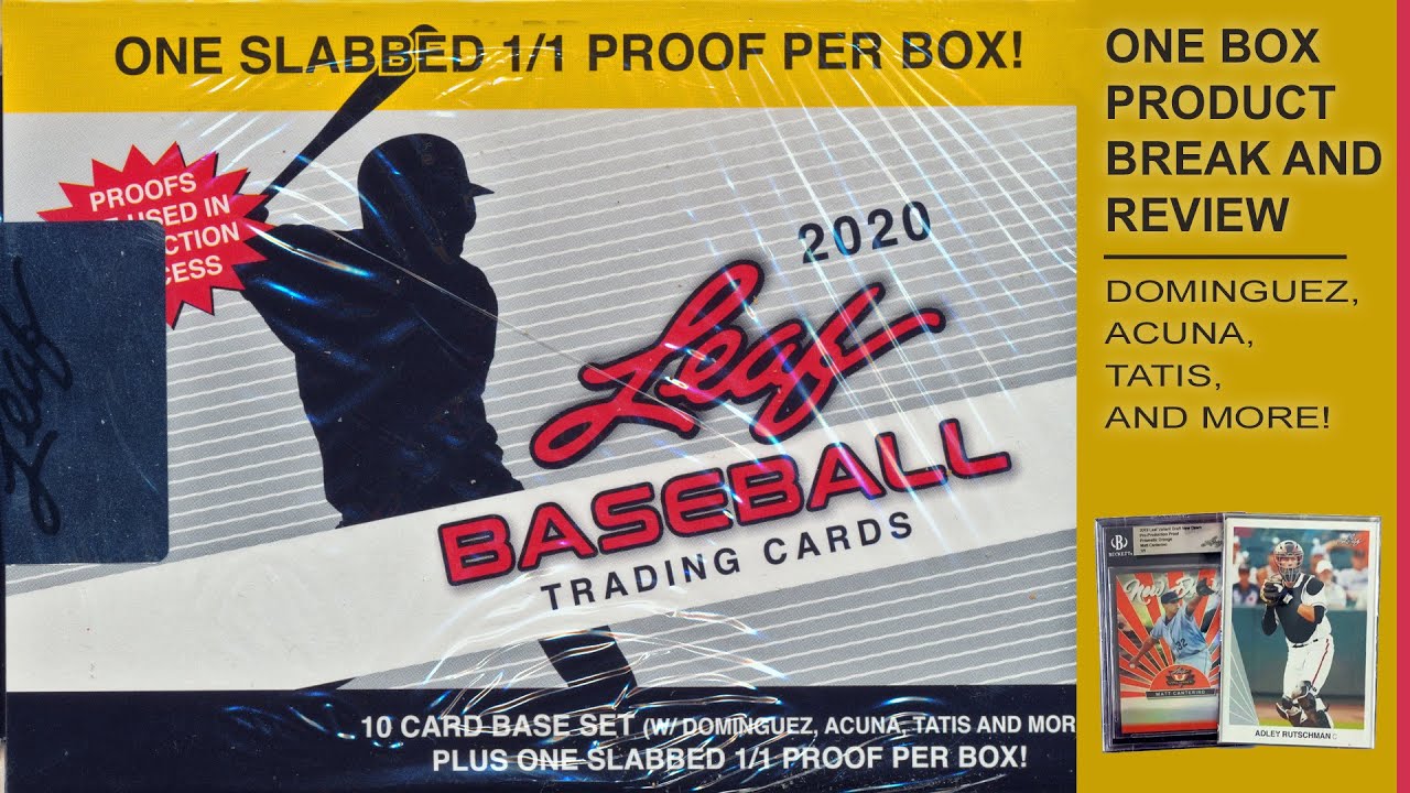 NEW RELEASE 2020 Leaf Baseball includes 1/1 Slabbed Proof for $29.99 ...