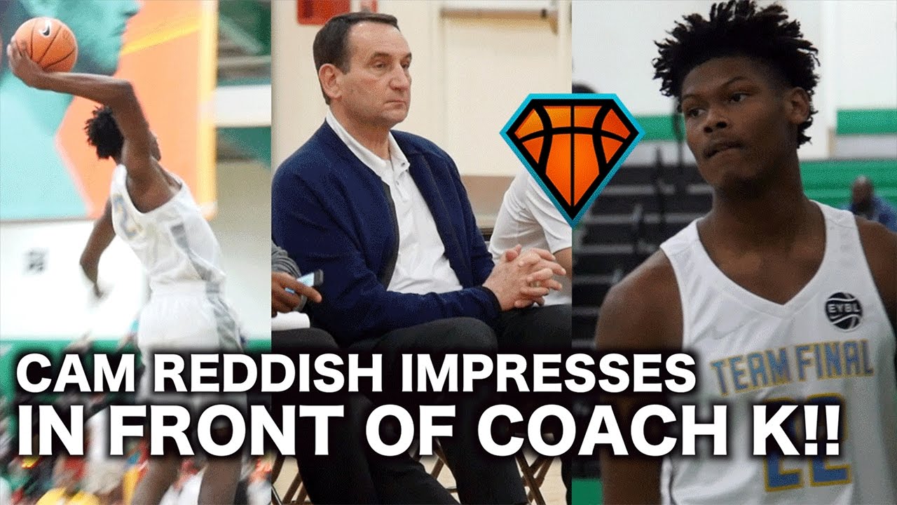 Cameron Reddish BALLS OUT in Front of Coach K & Duke Staff!! | EYBL ...