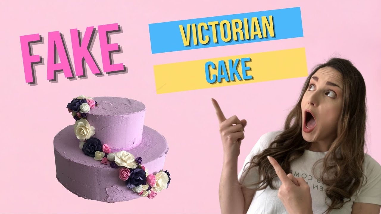 FAKE VICTORIAN CAKE - Easy DIY prop cake for theatre or display - YouTube