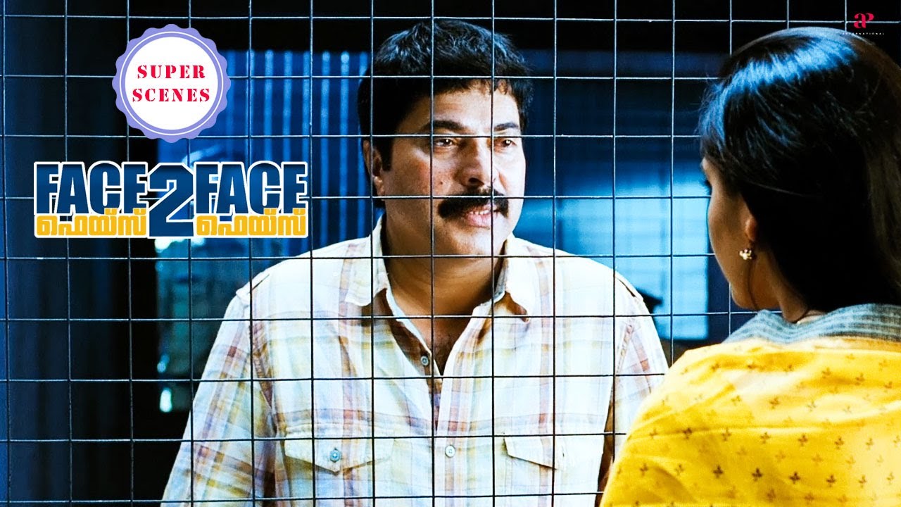 Face 2 Face Super Scenes | Witness the epic twist as Mammootty unveils ...