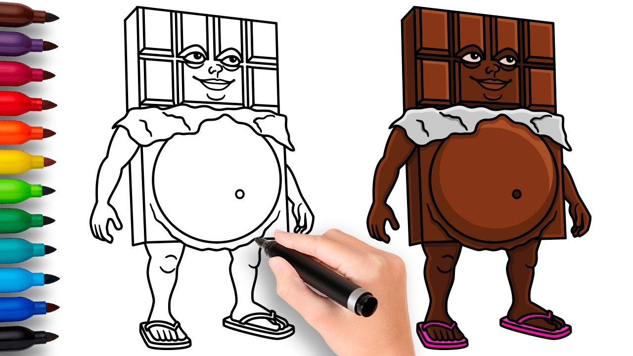 COMO DESENHAR o CHOCOLATINI PANCIONCIONI | Italian Brainrot Animals ...