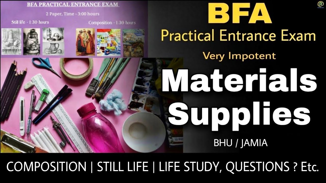 BFA Practical Entrance Exam | BHU / JAMIA and others - YouTube