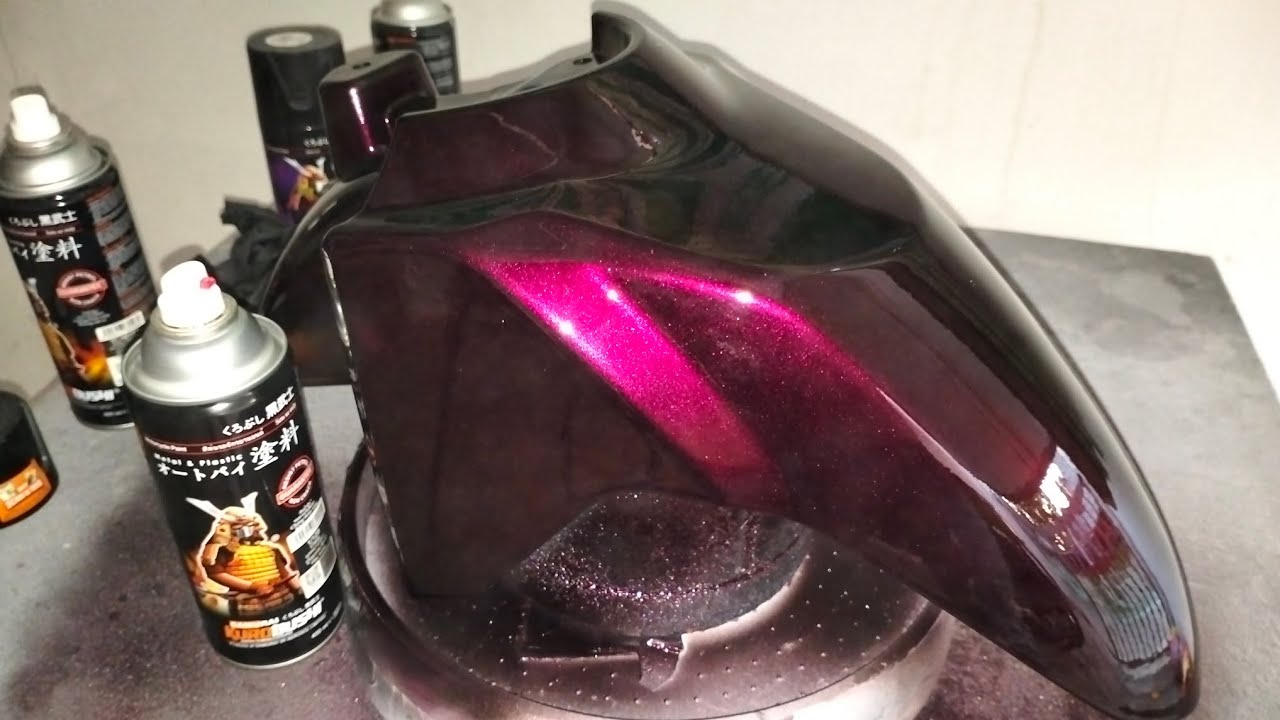 DARK MOONLIGHT RED / DIY paint tutorial using @SamuraiPaintPHilippines ...