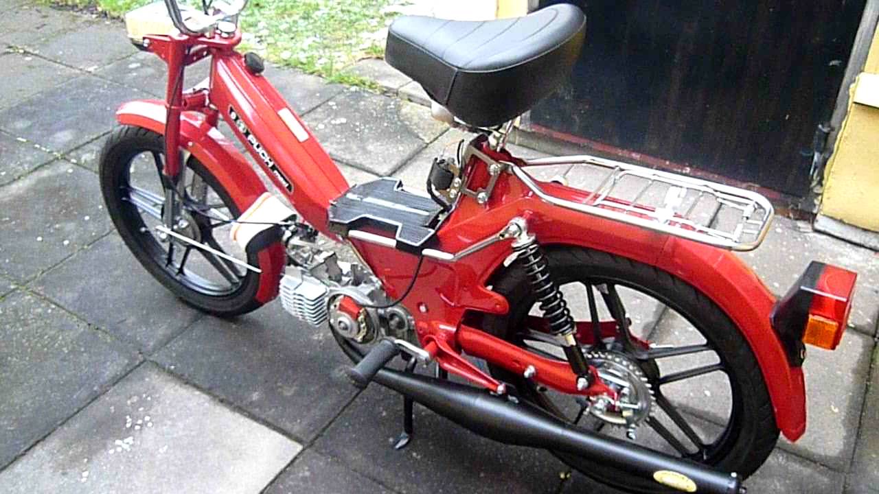 Puch Maxi Polini Totally restored "the first start up" - YouTube