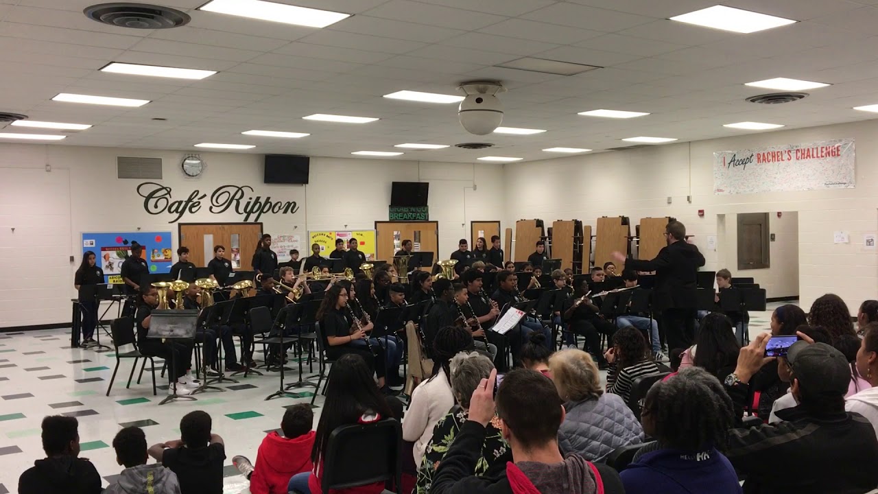 Rippon MS 7th Grade Band ‘Raiders March’ - YouTube