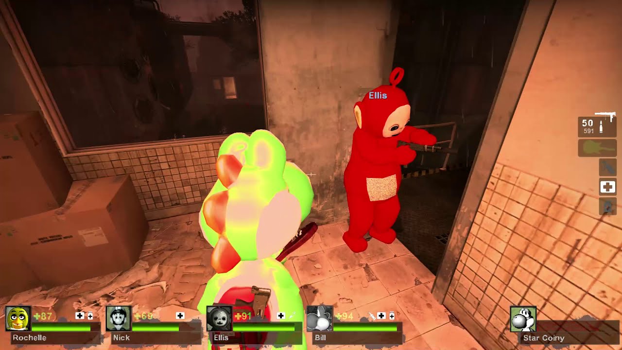 Yoshi In L4D2 - Hard Rain Downpour - YouTube