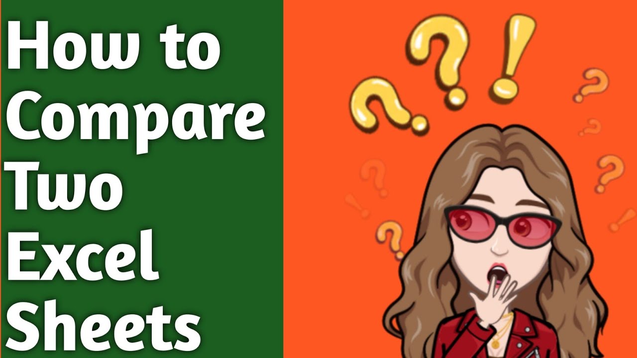 How To Compare Two Excel Sheets Data YouTube how-to-compare-two-excel-sheets-data-youtube