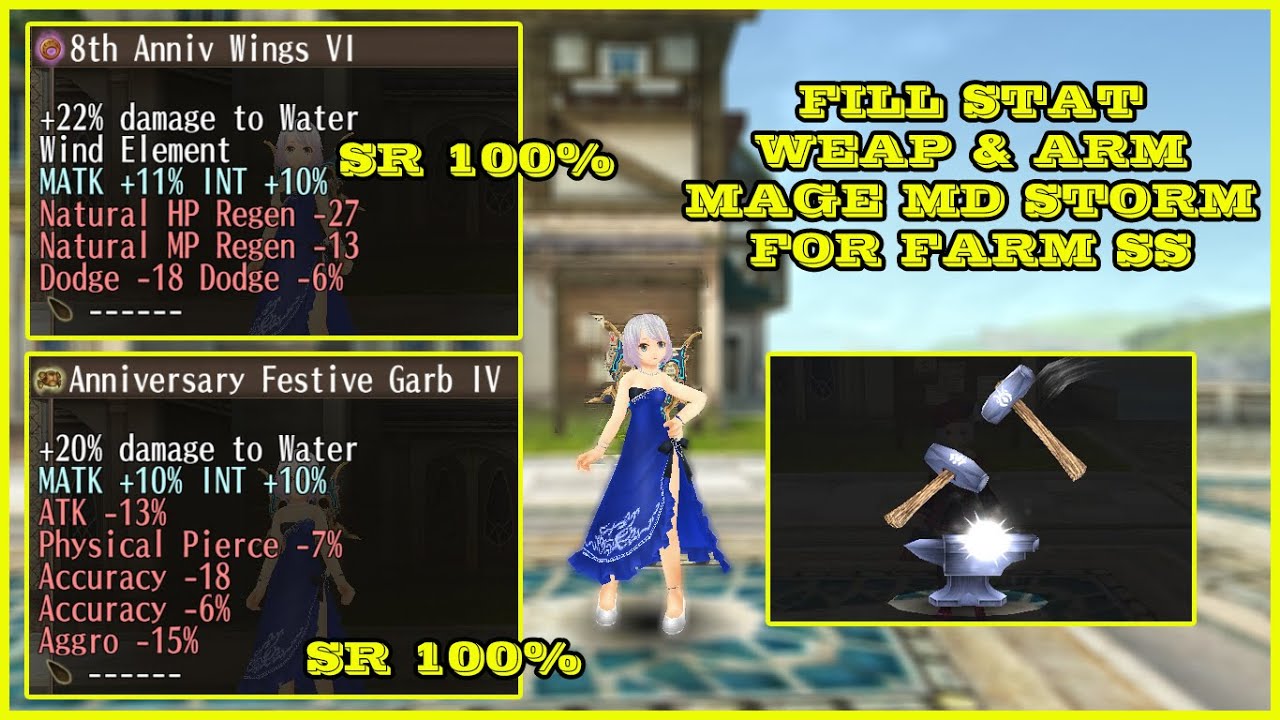 FILL STAT WEAPON & ARMOR MD STORM TORAM ONLINE CAP 270 - YouTube