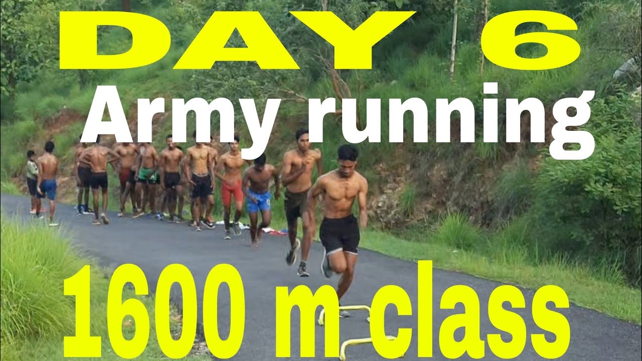 Army running practice Day 6 | 1600 meter running practice - YouTube