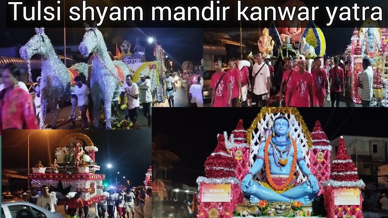 kanwar yatra Tulsi shyam mandir CHEBEL BEAU BASSIN Mauritius - YouTube