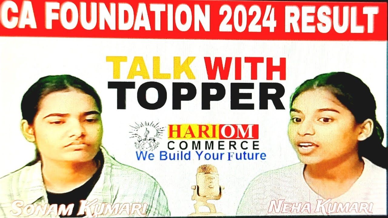 CA Foundation Result 2024 | Exclusive Topper Interview | Unveiling ...