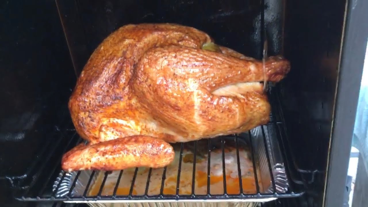Pit Boss Vertical Smoker Turkey - YouTube