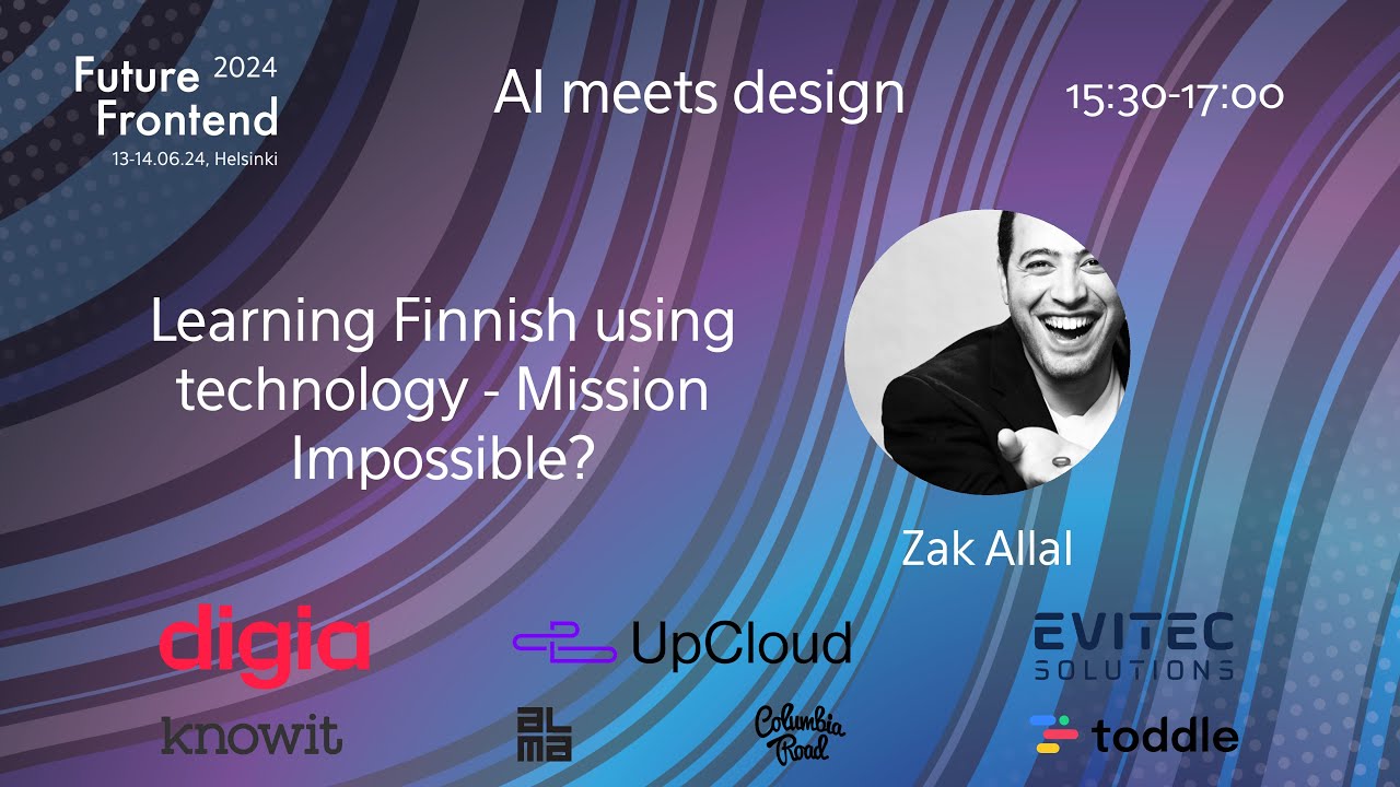 FF24 - Design - Learning Finnish using technology - Mission Impossible? - Zak Allal - YouTube