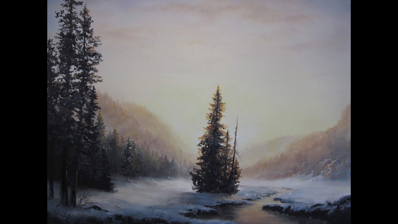Paint with Kevin Hill - Solitary Pine - YouTube