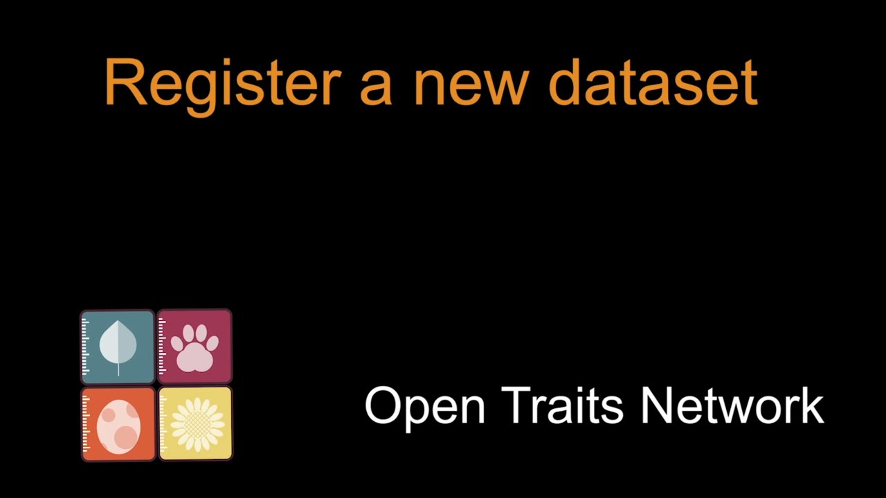 Submit a dataset - YouTube