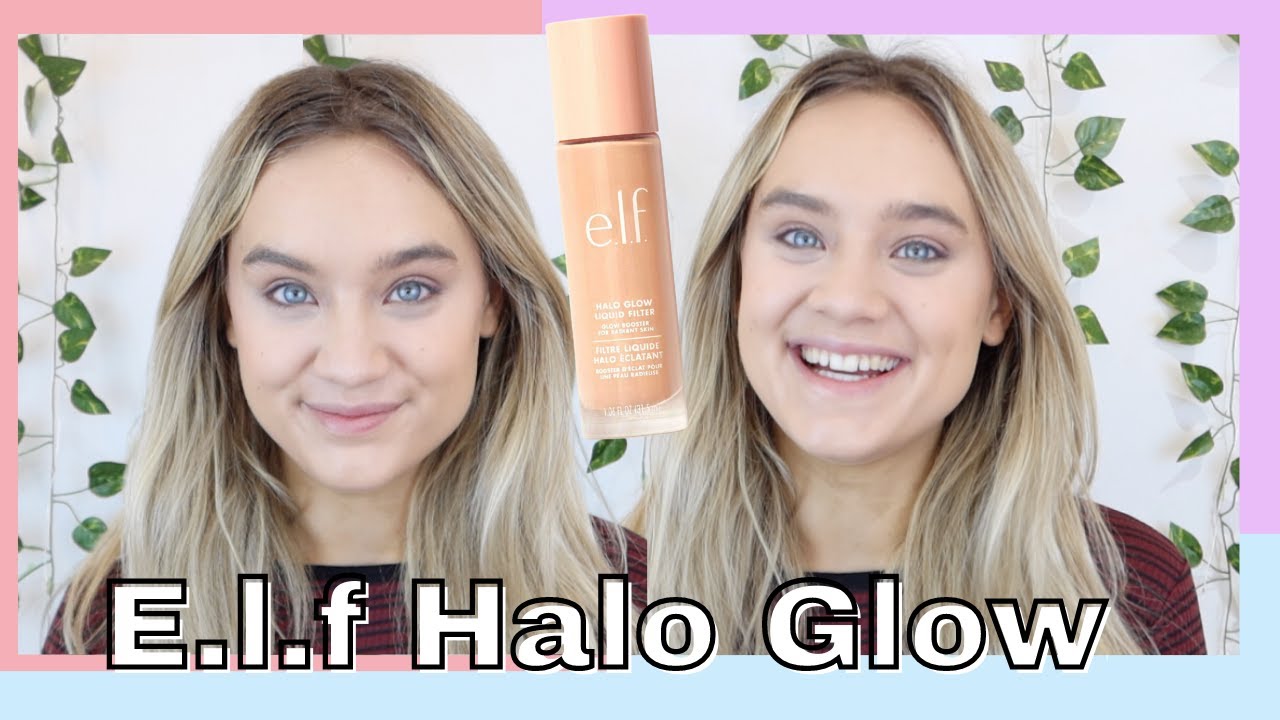 ELF HALO GLOW LIQUID FILTER FINISH FOUNDATION REVIEW FIRST IMPRESSIONS ...