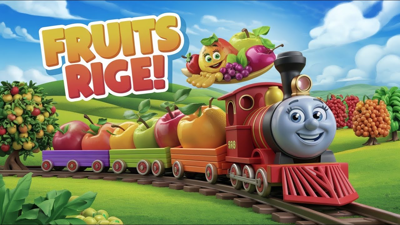 Humpty the Train on a Fruits Ride | Fun and Educational Kids Song - YouTube