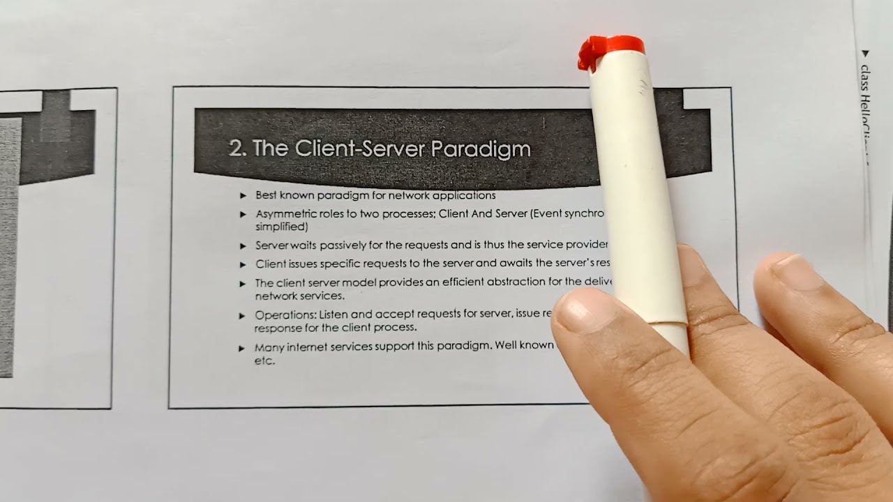 Client server paradigm in distributed computing - YouTube