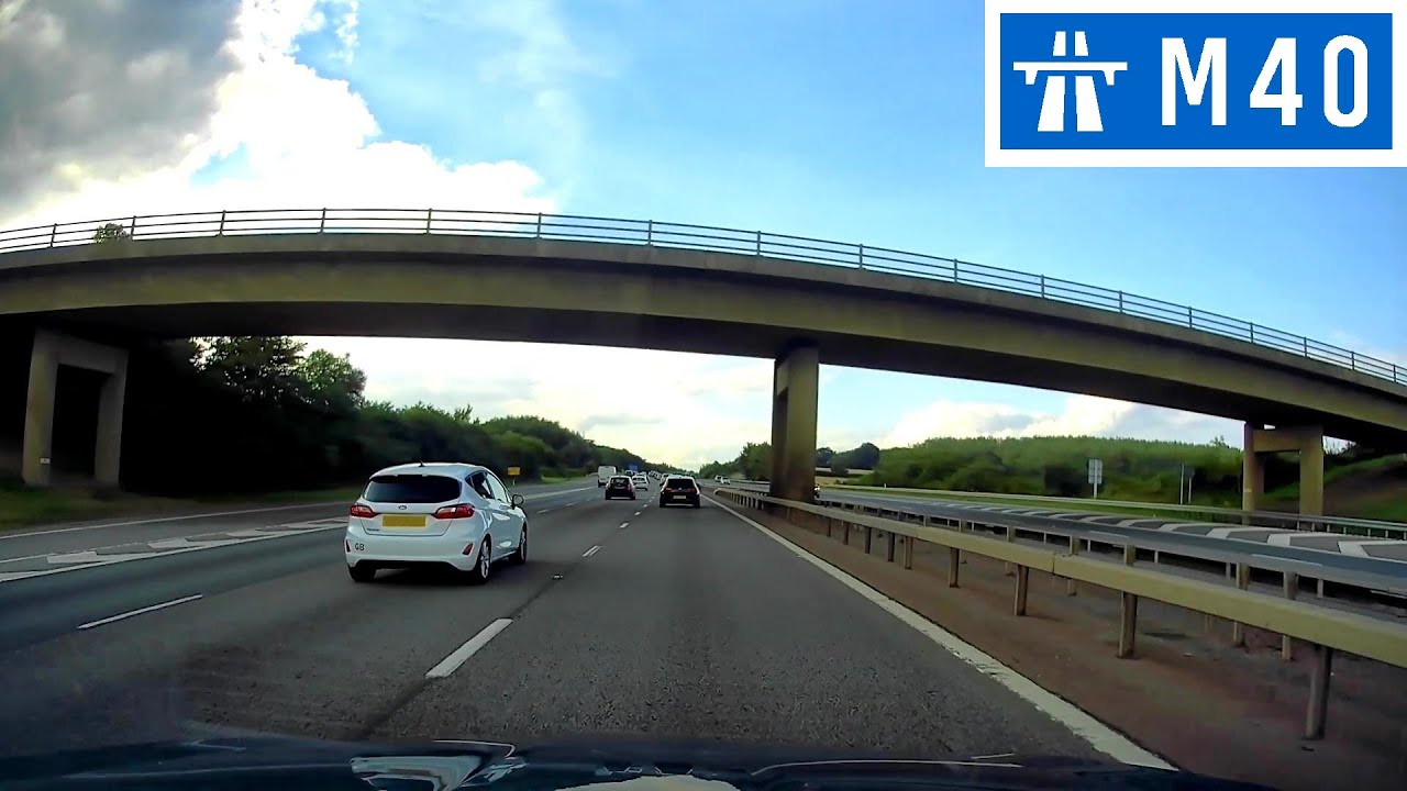 M40 Motorway - J11 (Banbury A422) to J13 (Warwick A452) - YouTube
