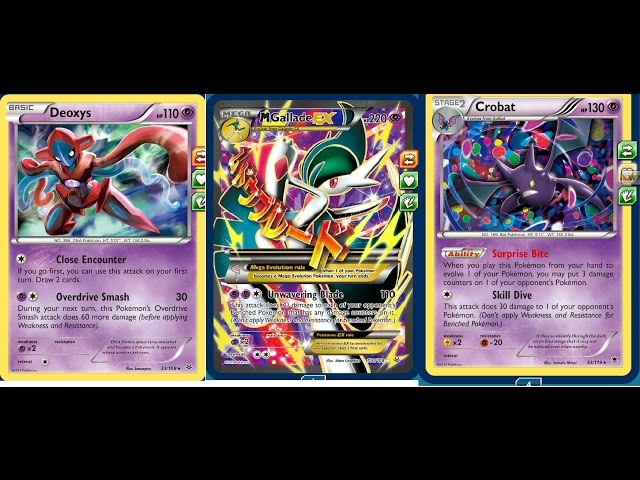 Pokemon Mega Gallade Card