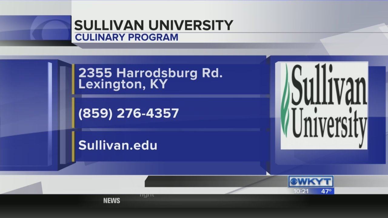 Sullivan University Culinary Program - YouTube