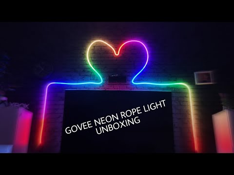 GOVEE Neon Rope Light Unboxing und Test - YouTube
