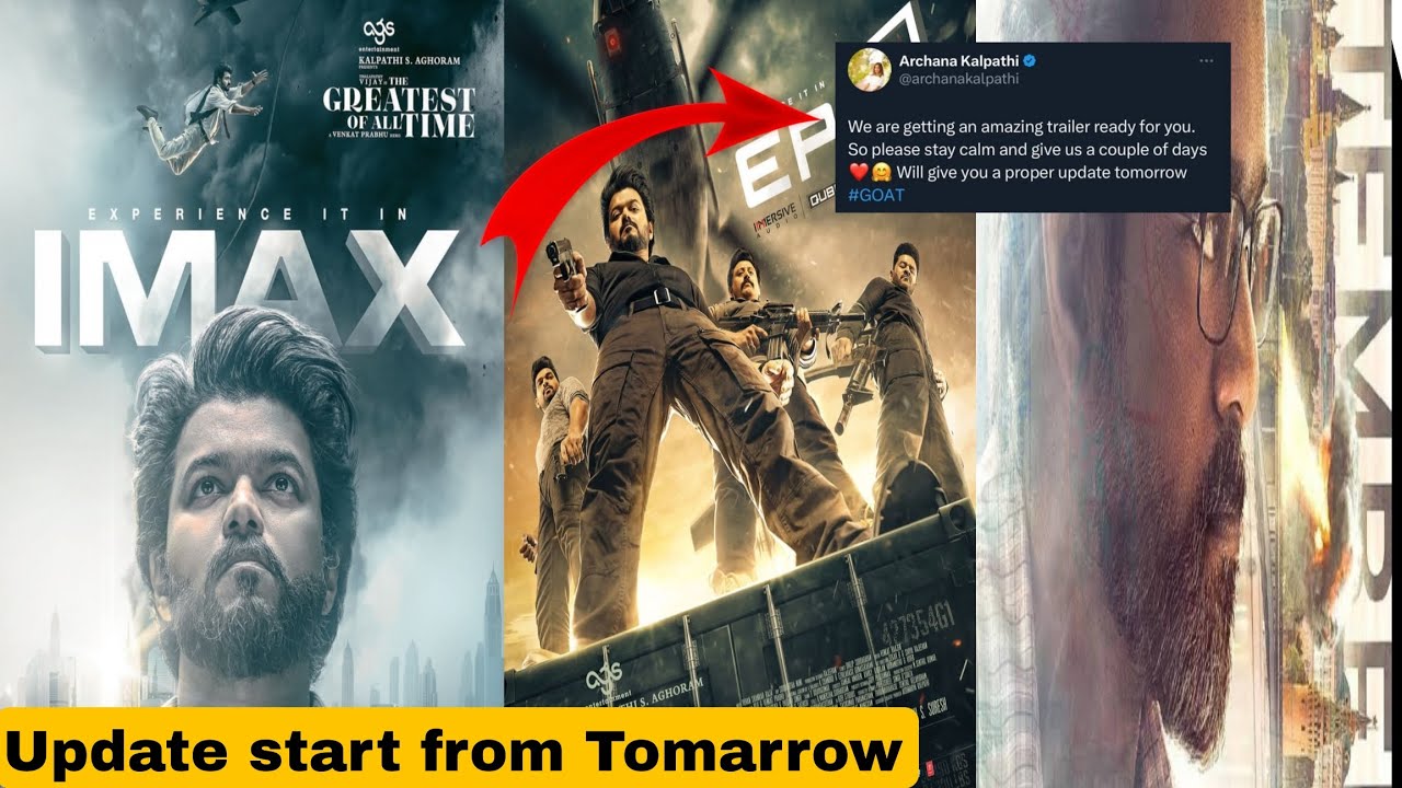 நாளை முதல் Goat Update🔥🔥|Goat latest update | Goat trailer date update ...