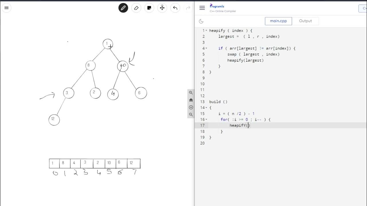 Heap Part 2 | Heap build #explanationinhindi - YouTube