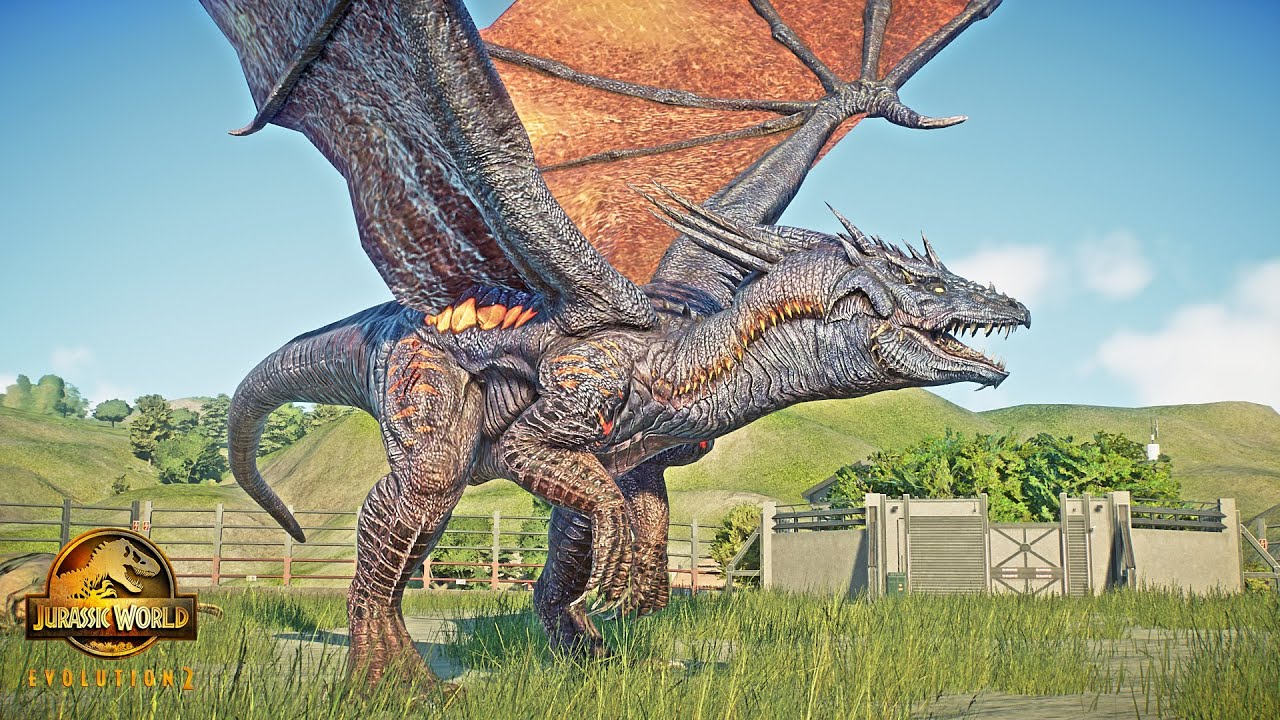 DRAGON A Day Of Life Dinosaur Jurassic World Evolution 2 Mod - YouTube
