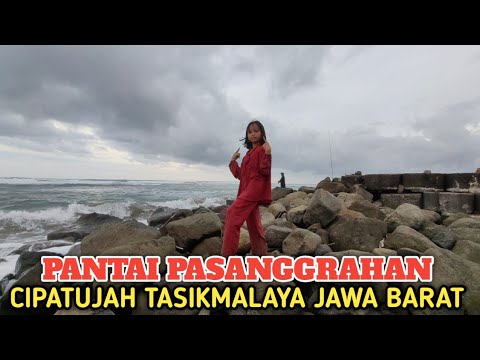 PANTAI PASANGGRAHAN CIPATUJAH TASIKMALAYA JAWA BARAT - YouTube