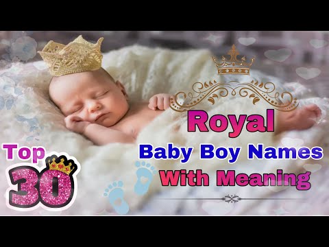 2024 Royal baby boy Names with Meaning || Unique Name for Baby Boy || New Modern Name for Baby Boy