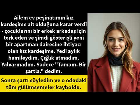 Ailem ev peşinatımın kız kardeşime ait olduğuna karar verdi - çocuklarını bir erkek arkadaş için