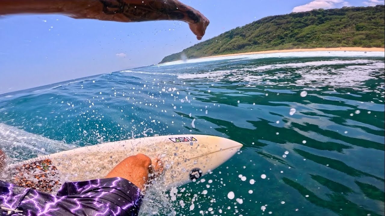 SCORING GLASSY WAVES POV SURF SESSION - YouTube