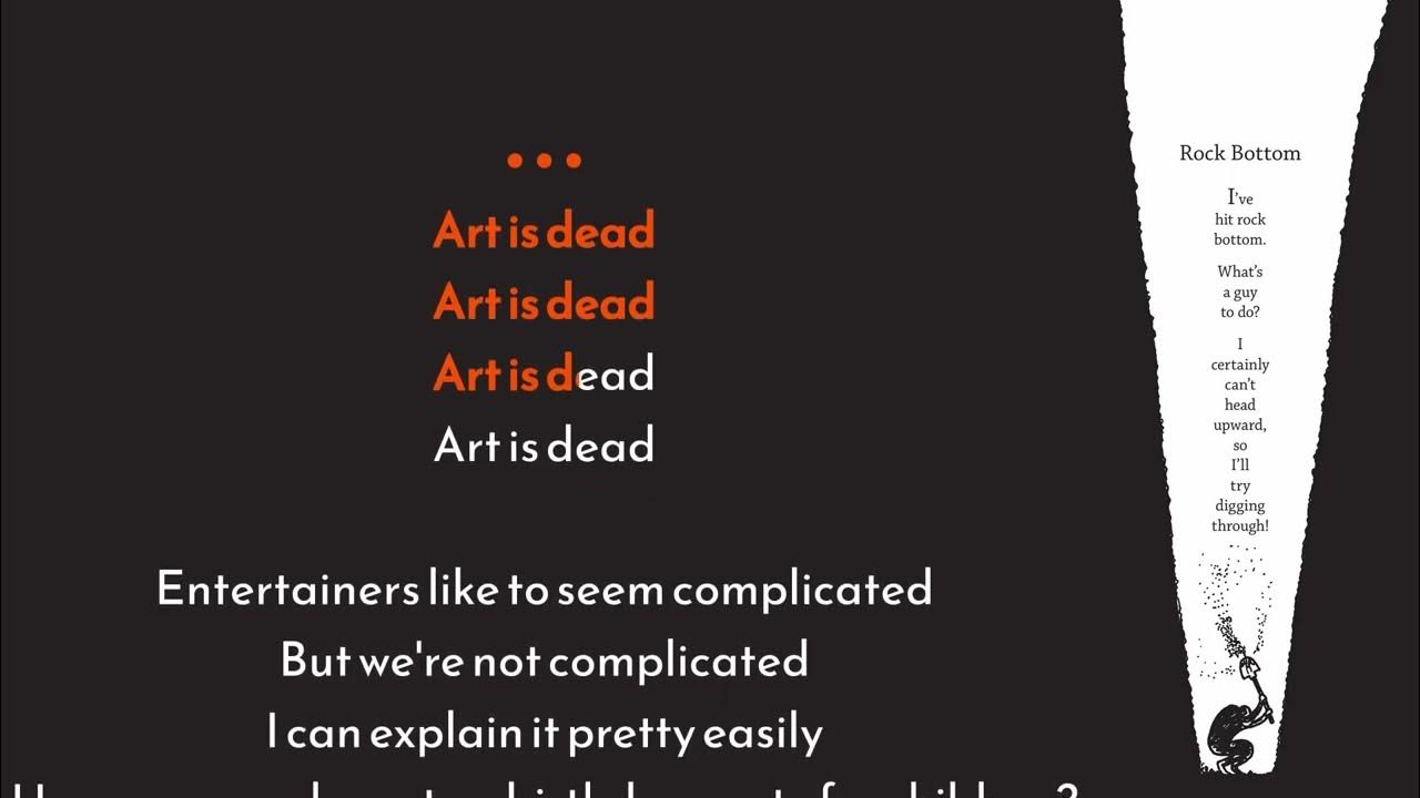 Bo Burnham - Art Is Dead [Karaoke] - YouTube