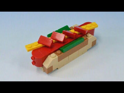 How to make a hot dog LEGO 🌭 - YouTube