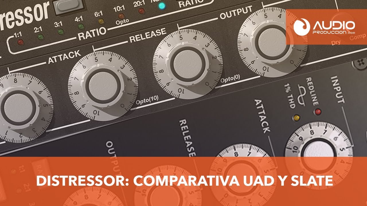 Distressor - Comparativa UAD Y Slate - YouTube