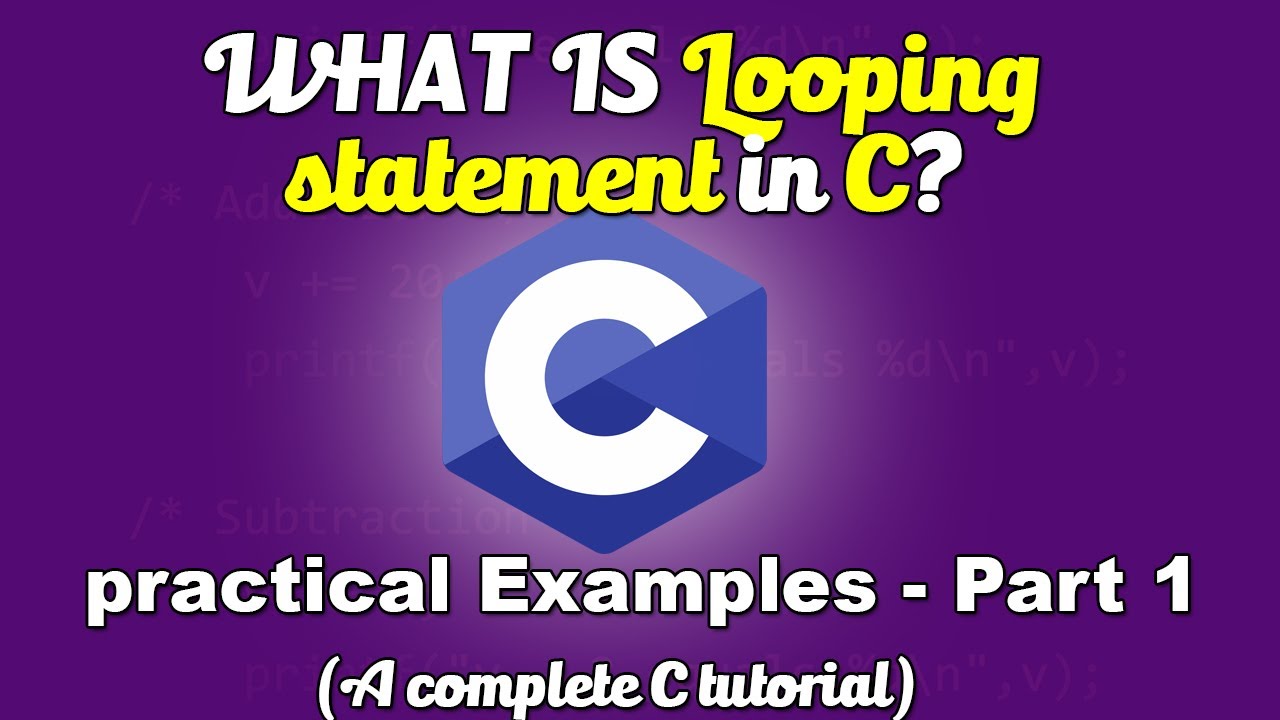 Looping Statement In C On Tamil Part 1 Learn C In Tamil YouTube looping-statement-in-c-on-tamil-part-1-learn-c-in-tamil-youtube