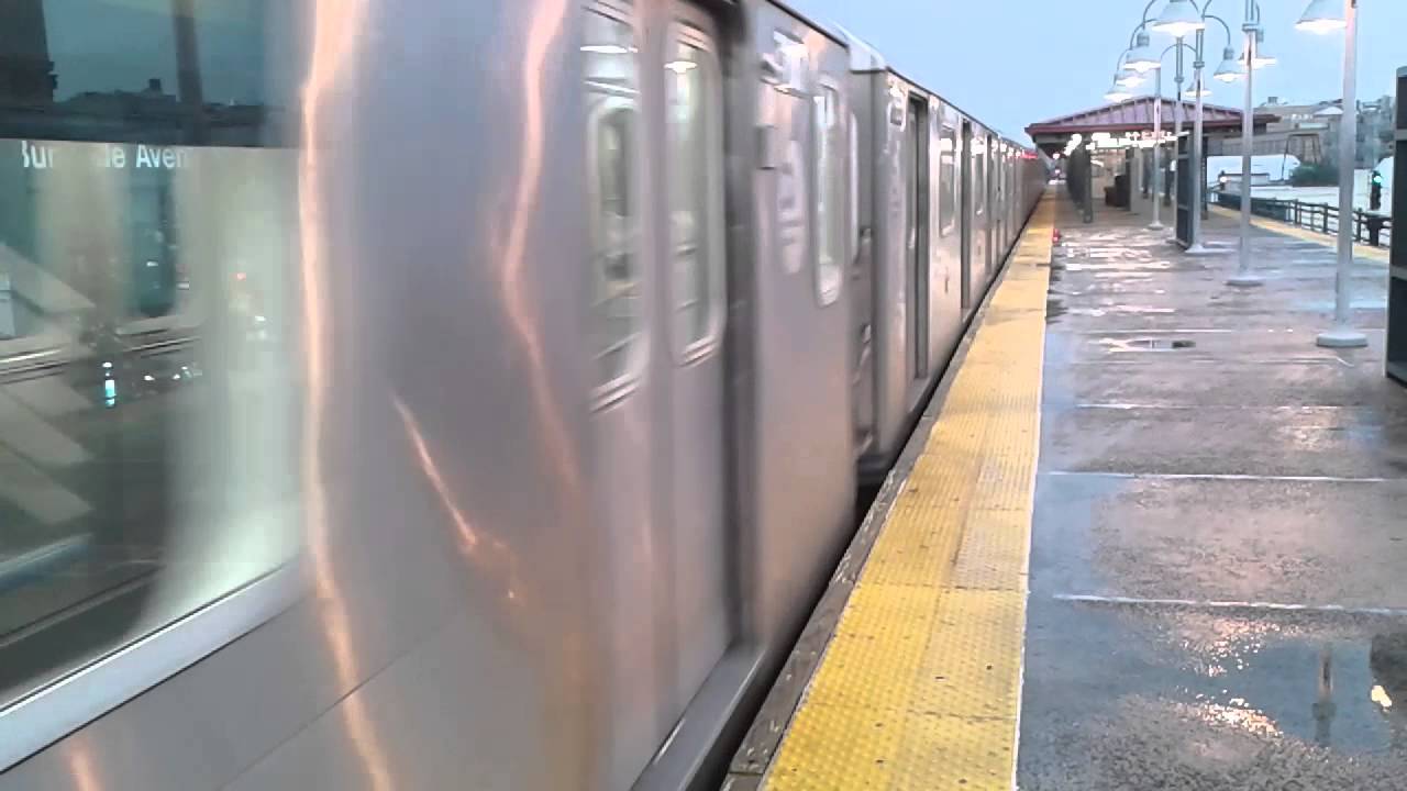 Jerome Yard-bound R142 NIS (4) Train: Departing Burnside Avenue - YouTube