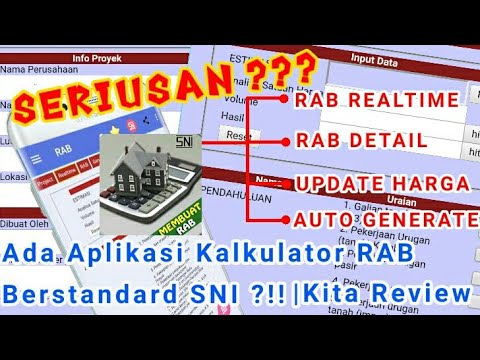 Cara Membuat RAB Proyek | Kalkulator RAB SNI - YouTube