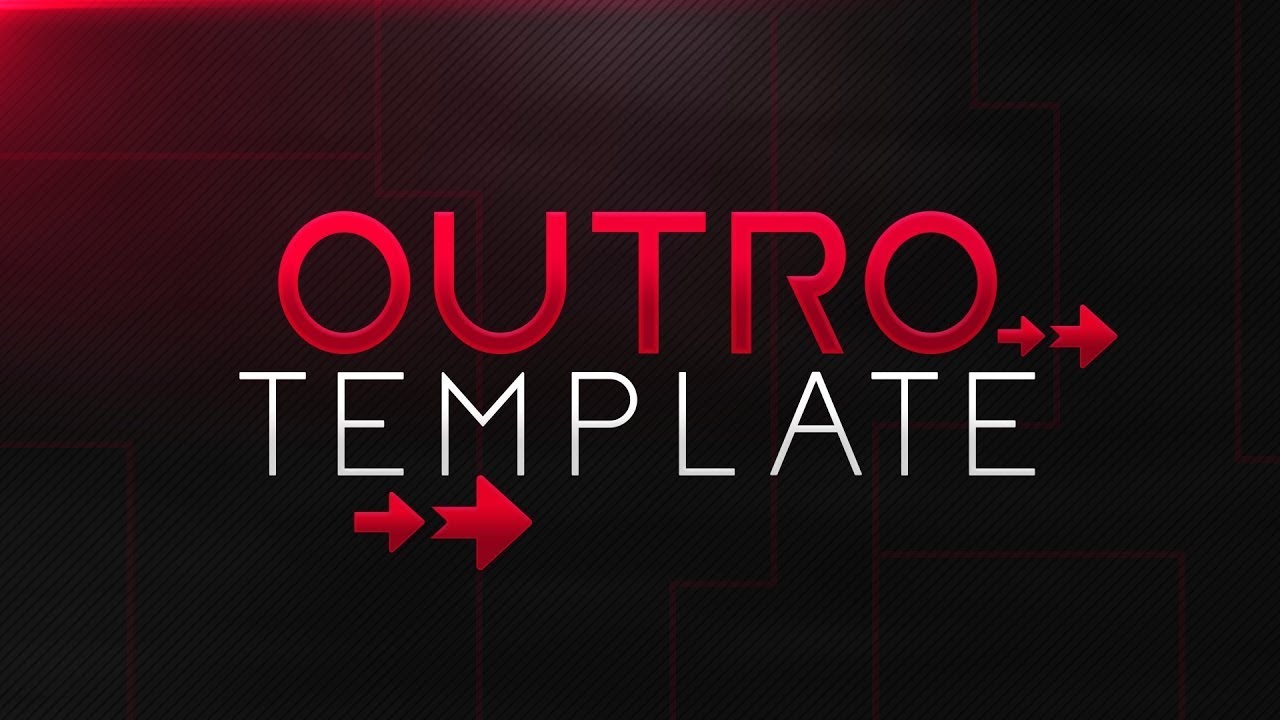 PaCK Outro Template 2017 - YouTube