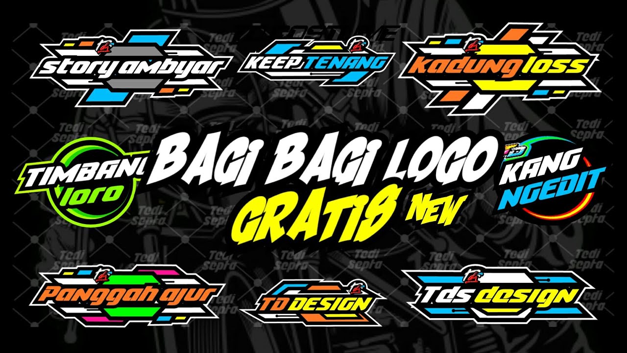 bagi bagi mentahan logo racing - part 2 - YouTube