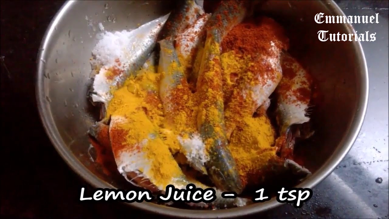 😋😋 Sardine FISH FRY RECIPE | CRISPY mathi fry | chala fry | Emmanuel ...